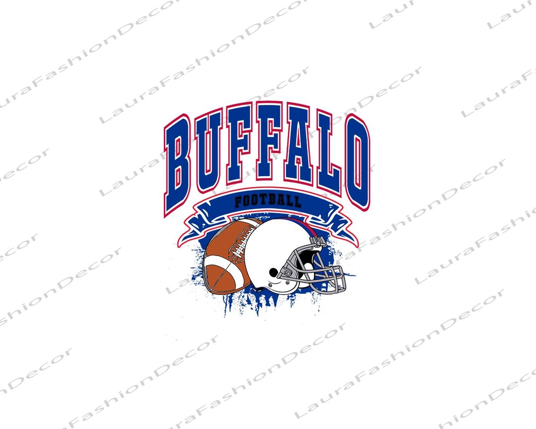 Retro Buffalo Football Shirt PNG, Sublimation Design (digital File) - Etsy