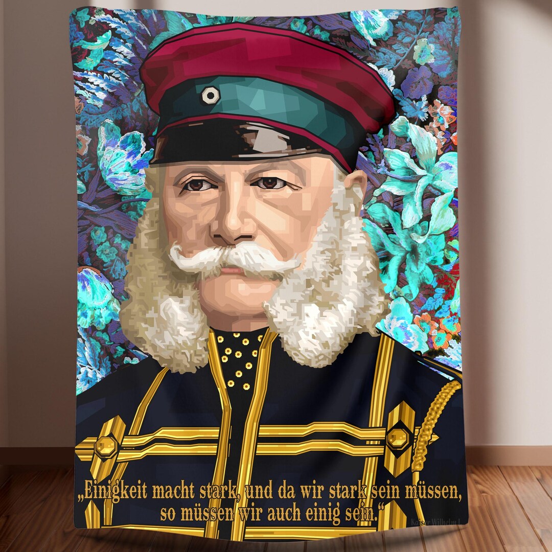 Silky Velvet Wall Plaid Inspired by Kaiser Wilhelm I Unity and Strength ...