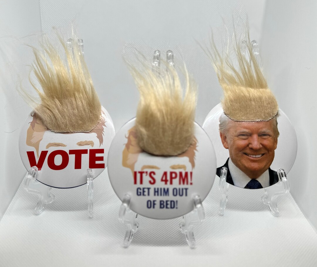 3 3pk FREE Shipping, FREE Gift, Election Pins, Trump Pins, Trump Button ...