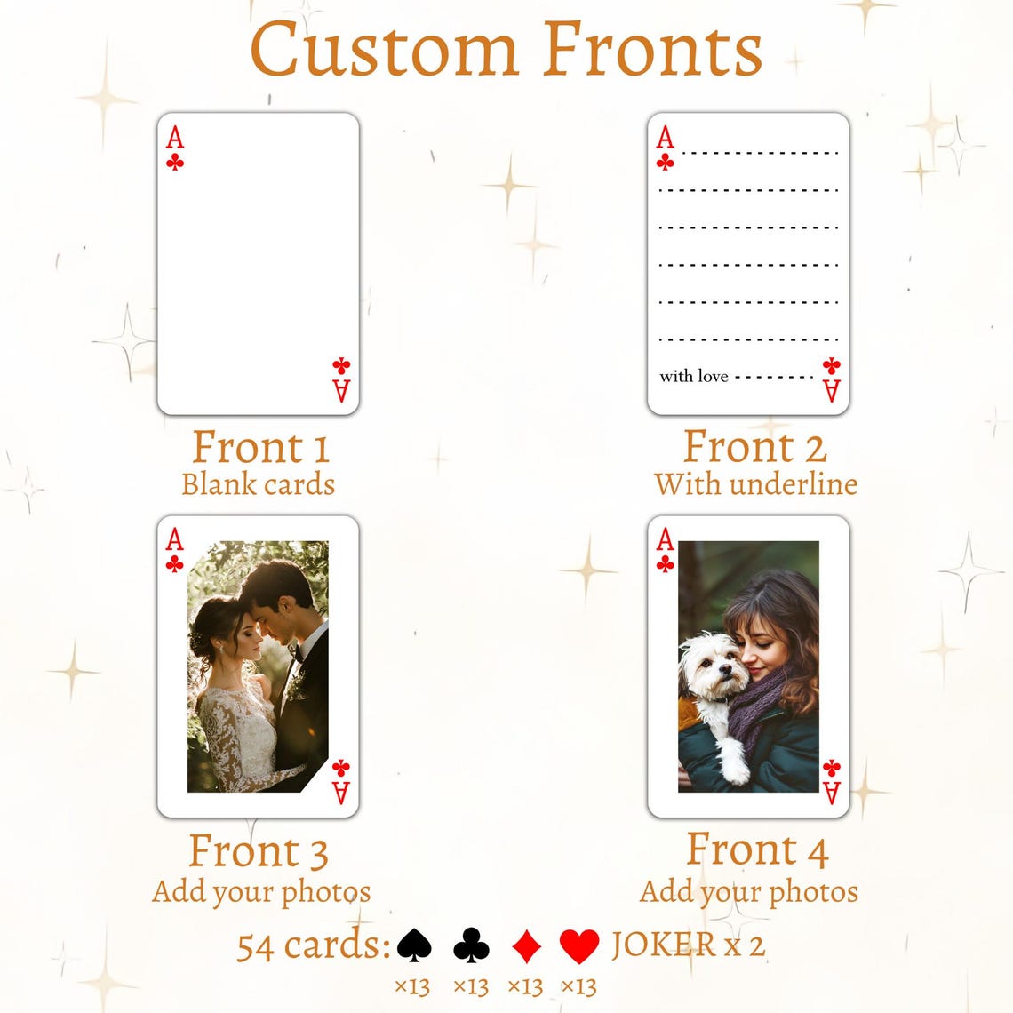 Custom Playing Cards, Personalized Playing Cards With Your Photos ...