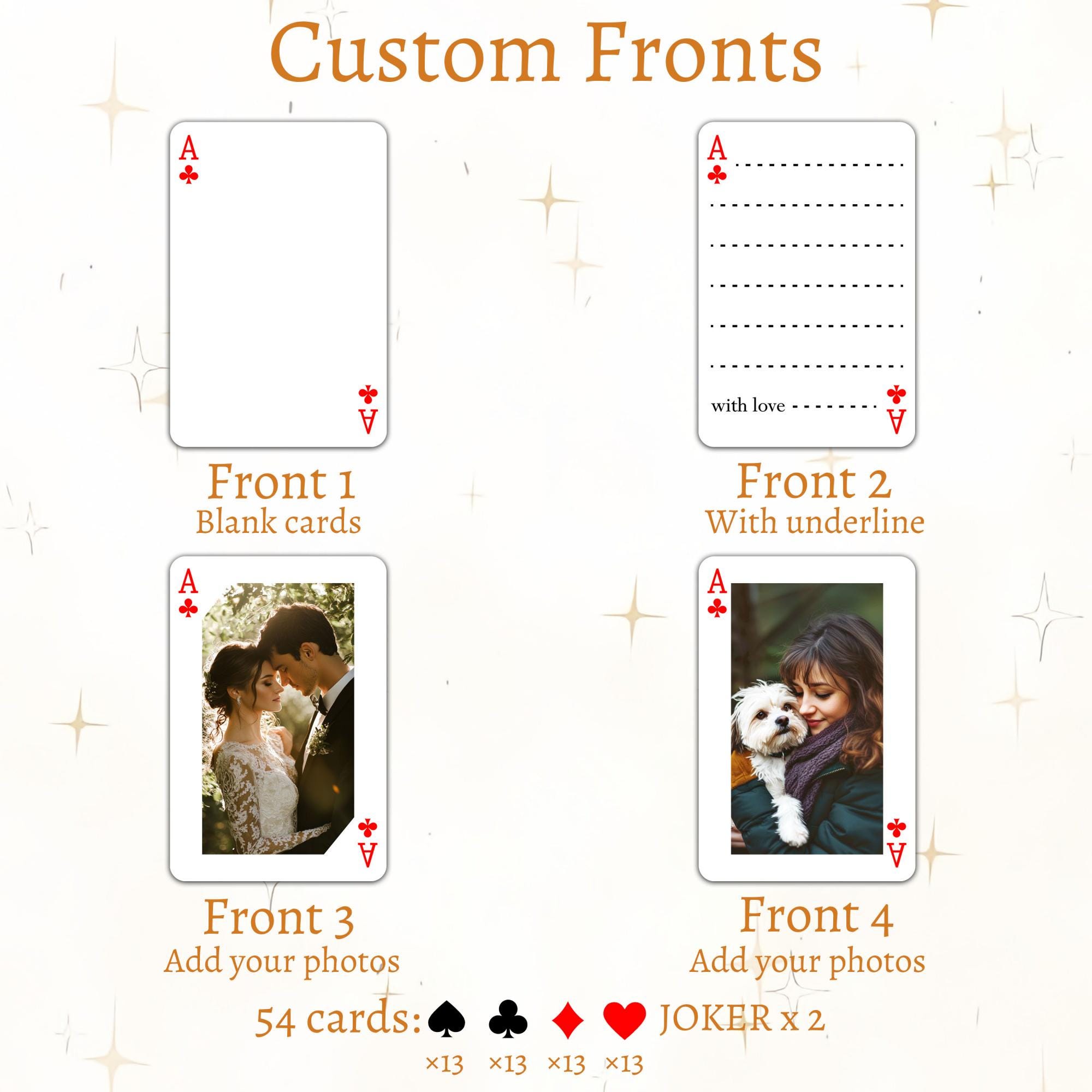 Custom Playing Cards, Personalized Playing Cards With Your Photos ...