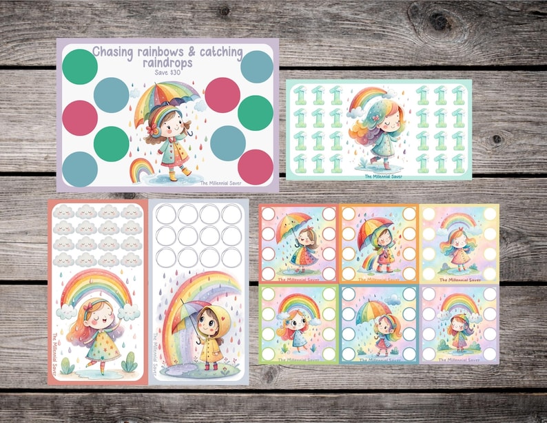 Rain and Rainbows Bundle Set - Etsy
