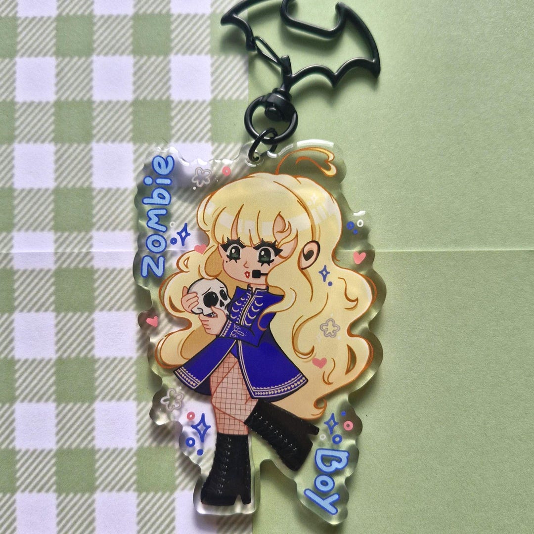 Lady Gaga Zombieboy Inspired Keychain | Resin Keychain - Etsy Portugal