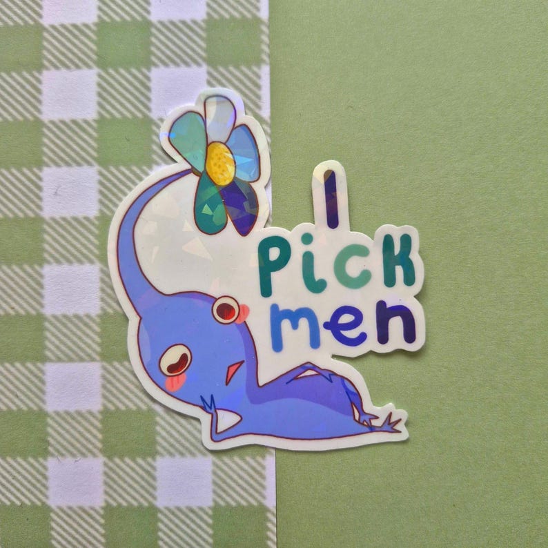 Pikmin Pride Glitter Stickers | 10 Options - Etsy