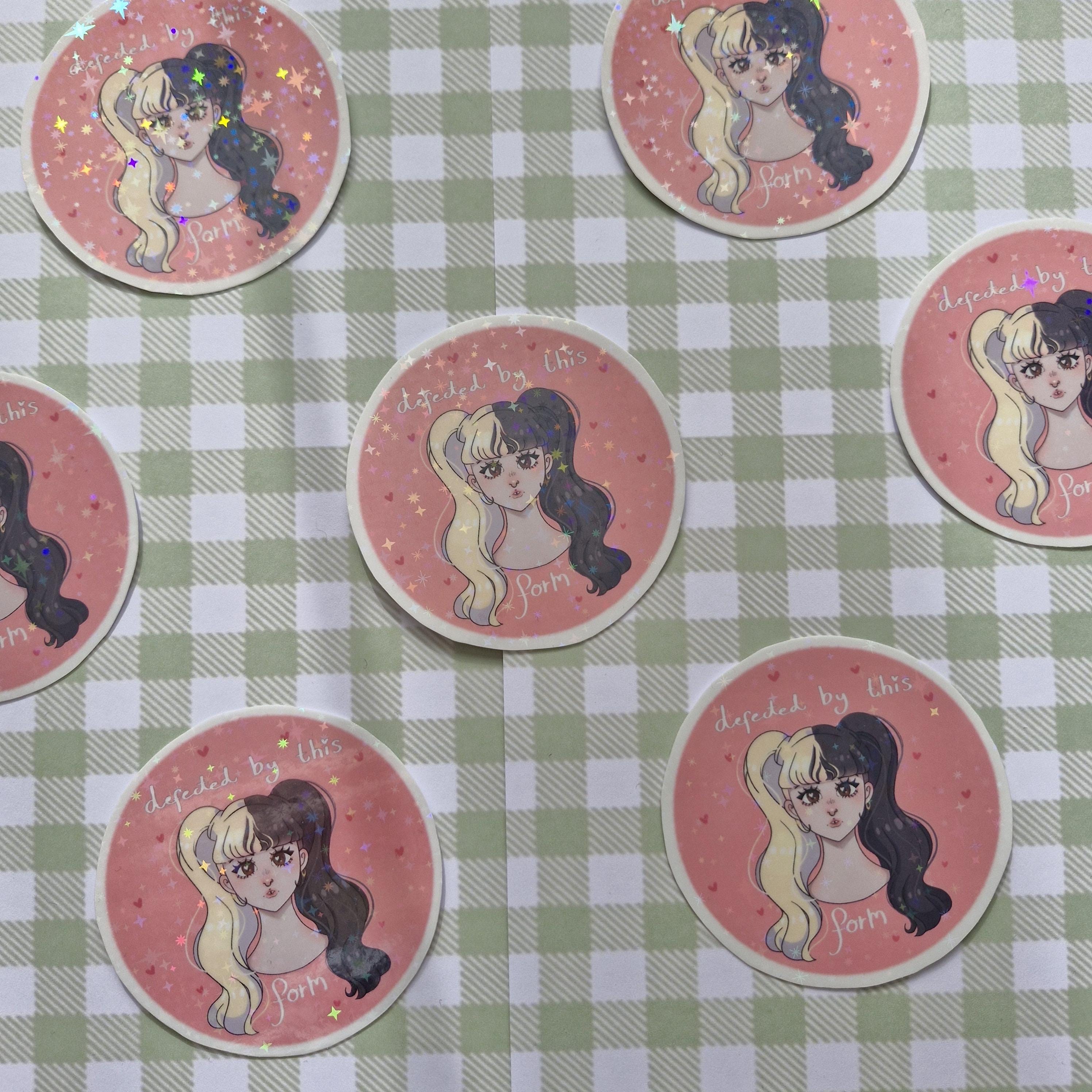 Melanie Martinez Test Me Inspired Large Glitter Sticker - Etsy