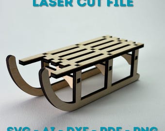 Chest With Hinge and Lock | Laser Cut File - SVG | Gift Idea ...