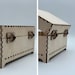 Chest With Hinge and Lock | Laser Cut File - SVG | Gift Idea ...