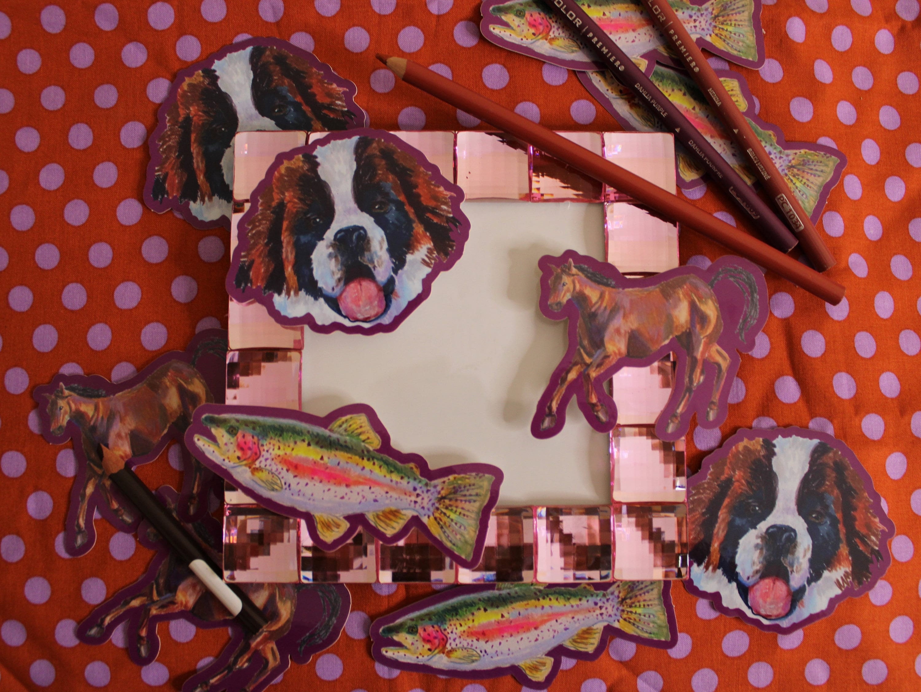 Colorful Critters Sticker Pack - Etsy