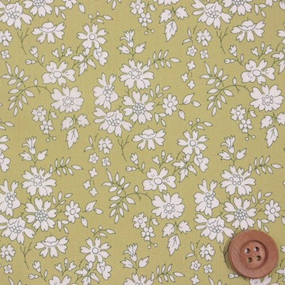 Liberty of London Capel SE Light Green Fat Quarter - Etsy