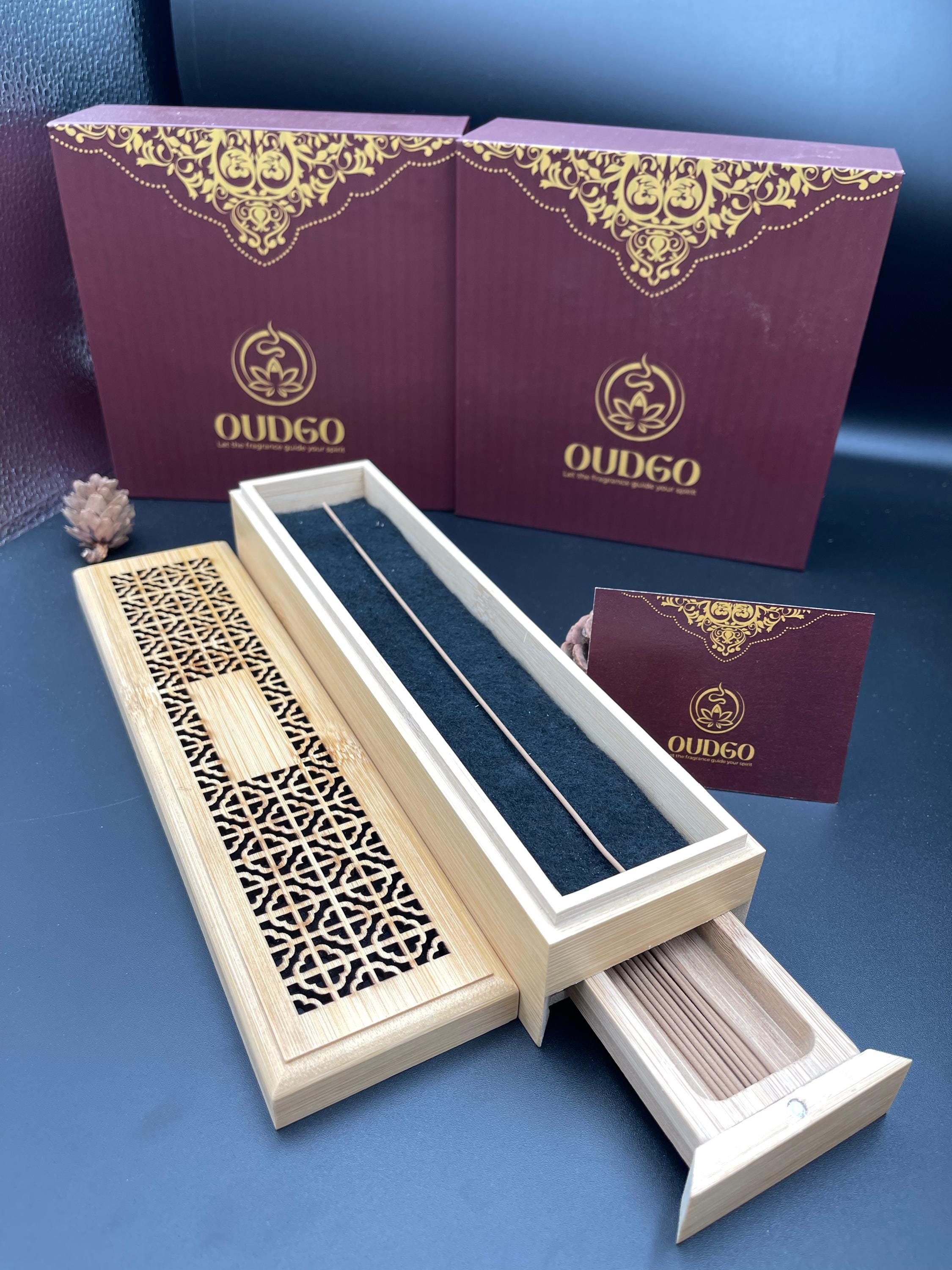 Bamboo Wood Incense Holder | Incense Burner Box | High-end Incense ...