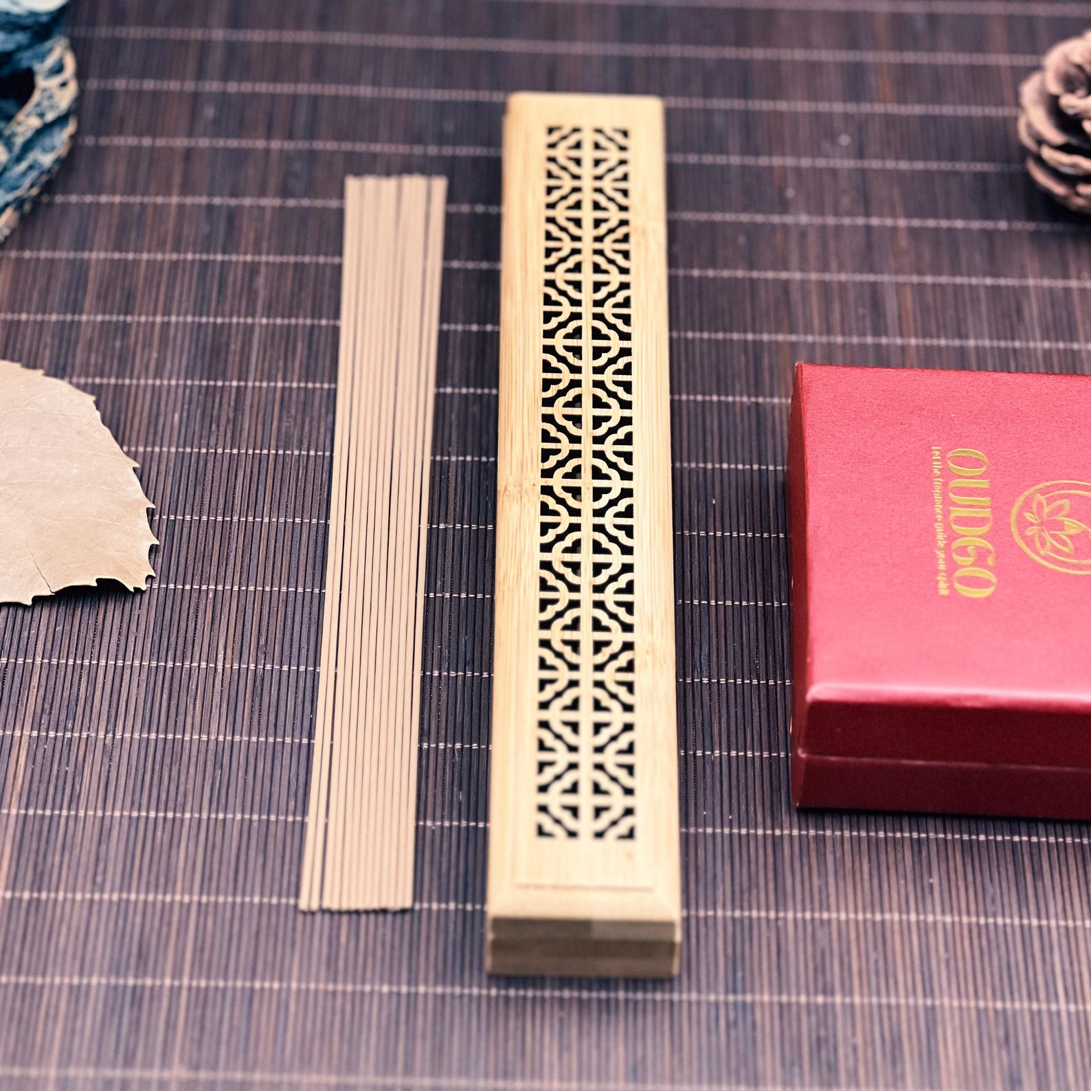 Bamboo Wood Incense Holder | Incense Burner Box | High-end Incense ...
