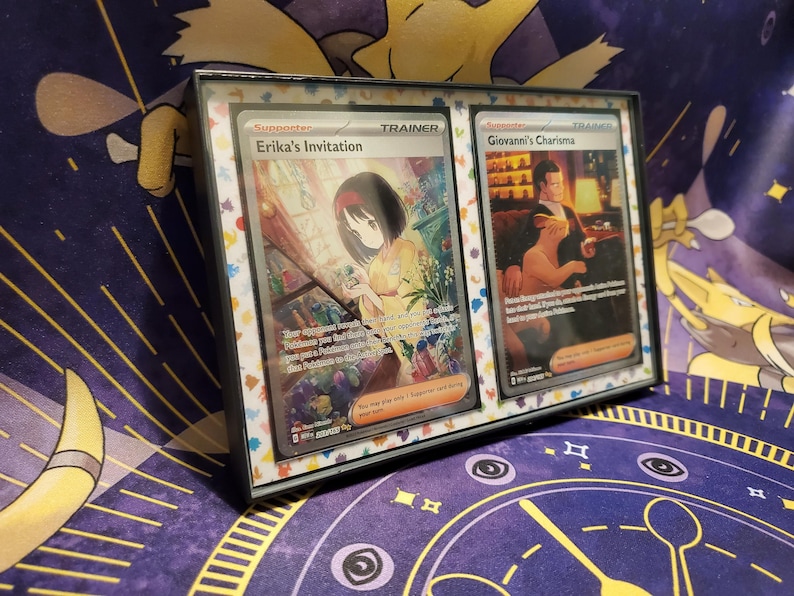 Pokémon TCG Poster Erika's Invitation Giovanni's Charisma Kanto Full ...