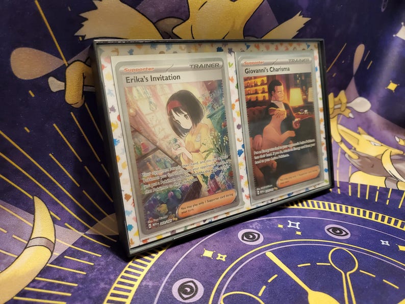 Pokémon TCG Poster Erika's Invitation Giovanni's Charisma Kanto Full ...