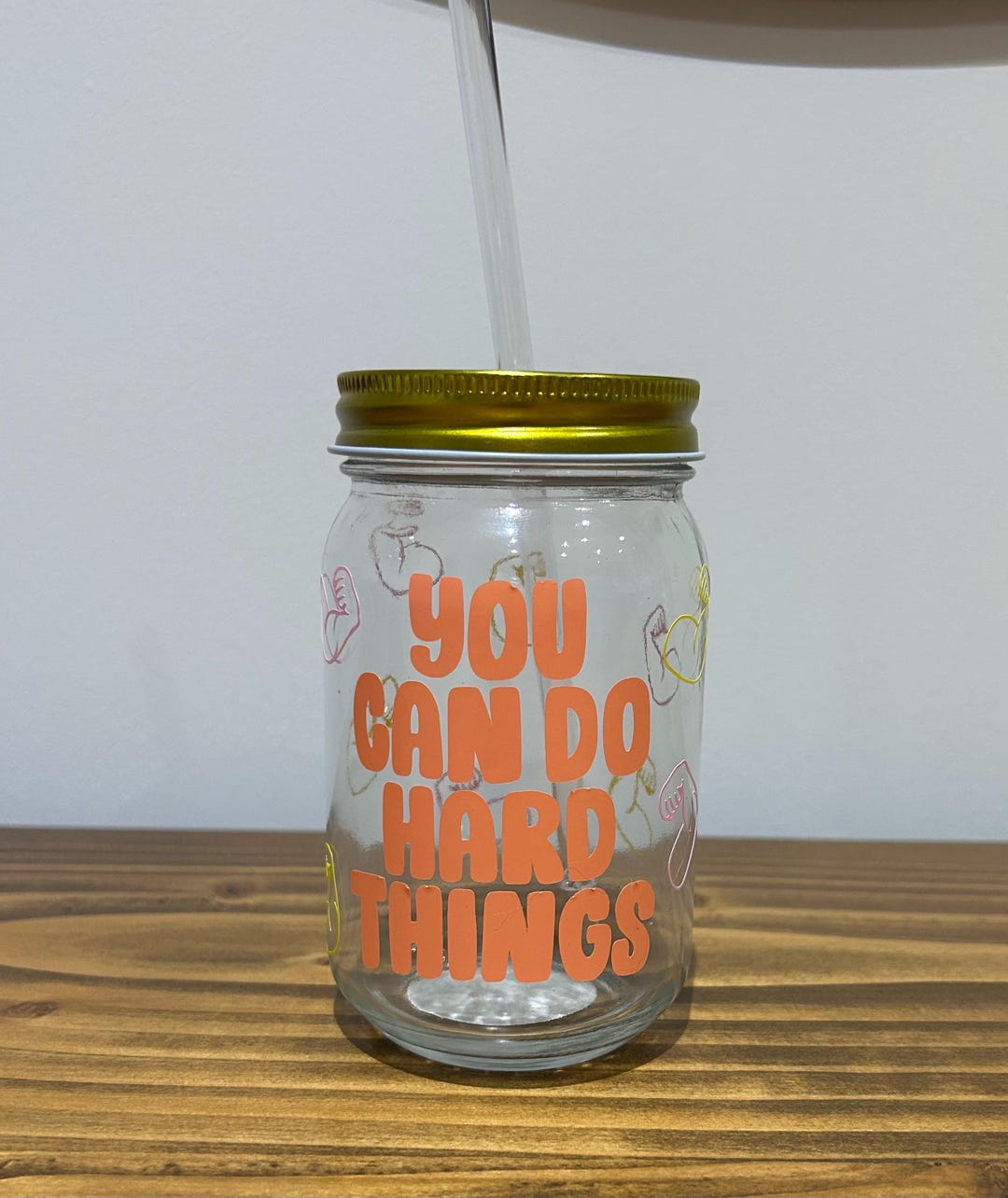 Motivational Mason Jar - Etsy