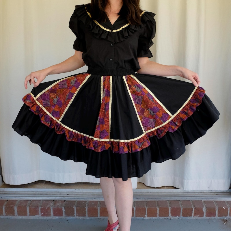 Square Dancing Skirt - Etsy