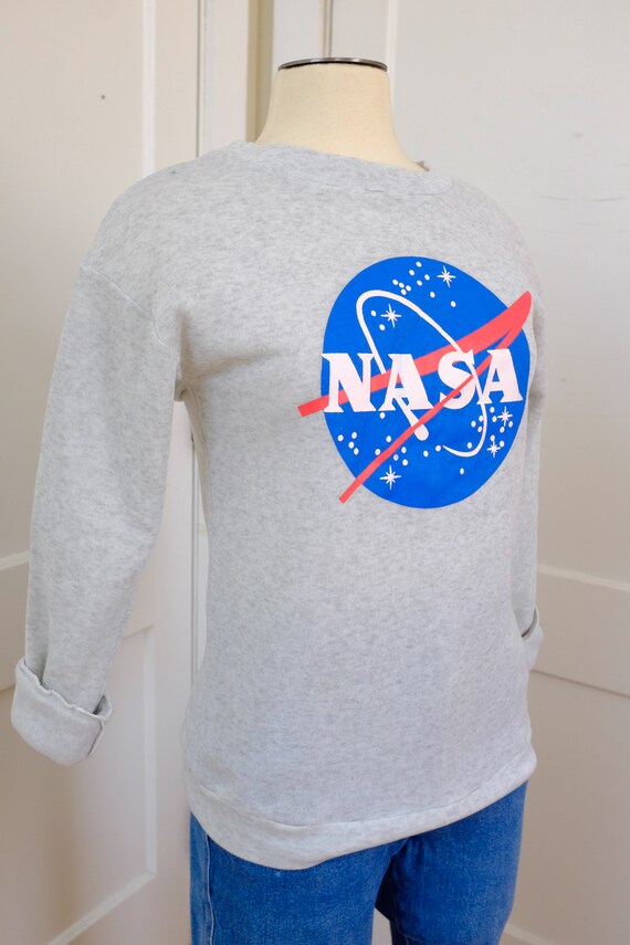 Vintage NASA Crew Neck Sweater/ 80s Space Ultra Soft … - Gem