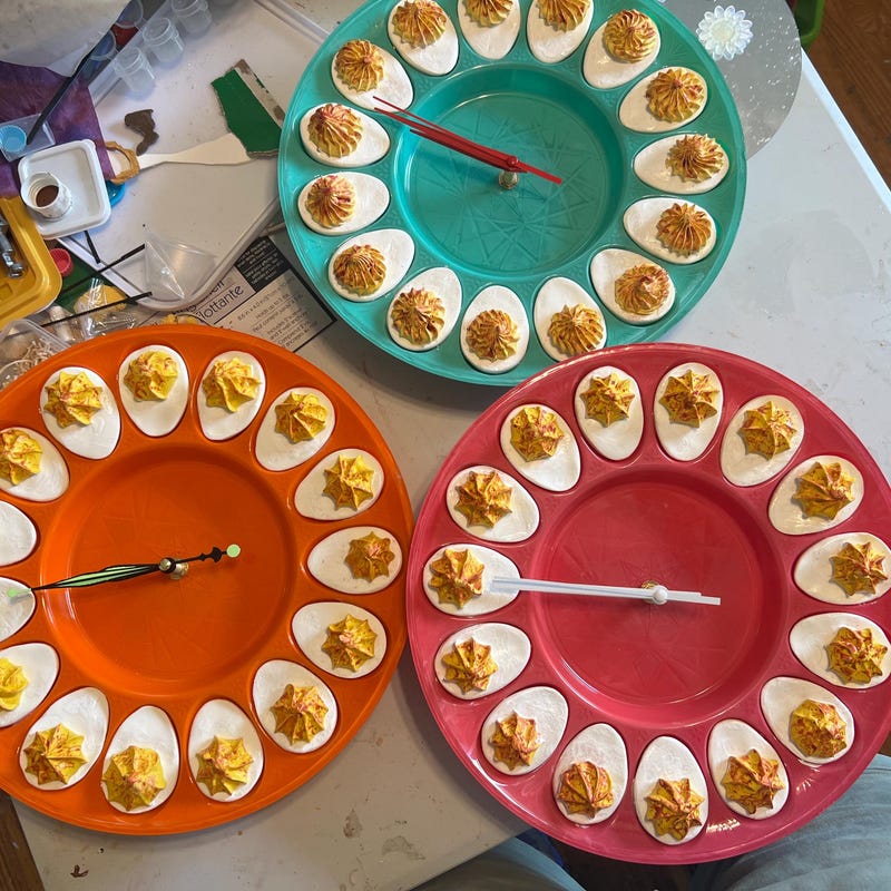 Funky Vintage Wall Clock - Etsy