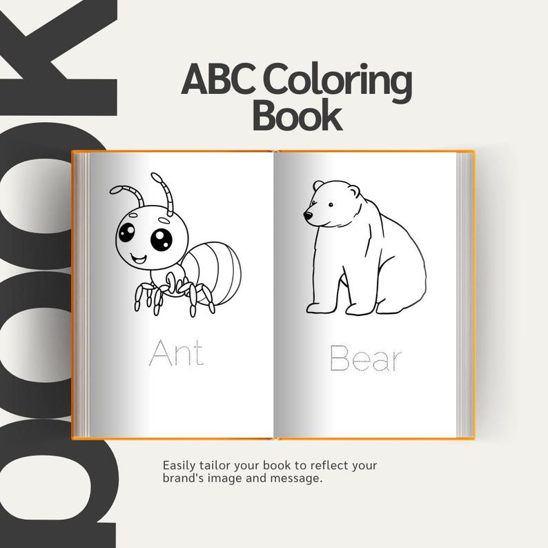 Animal Alphabet Digital Coloring Book - Fun & Educational ABC Coloring ...