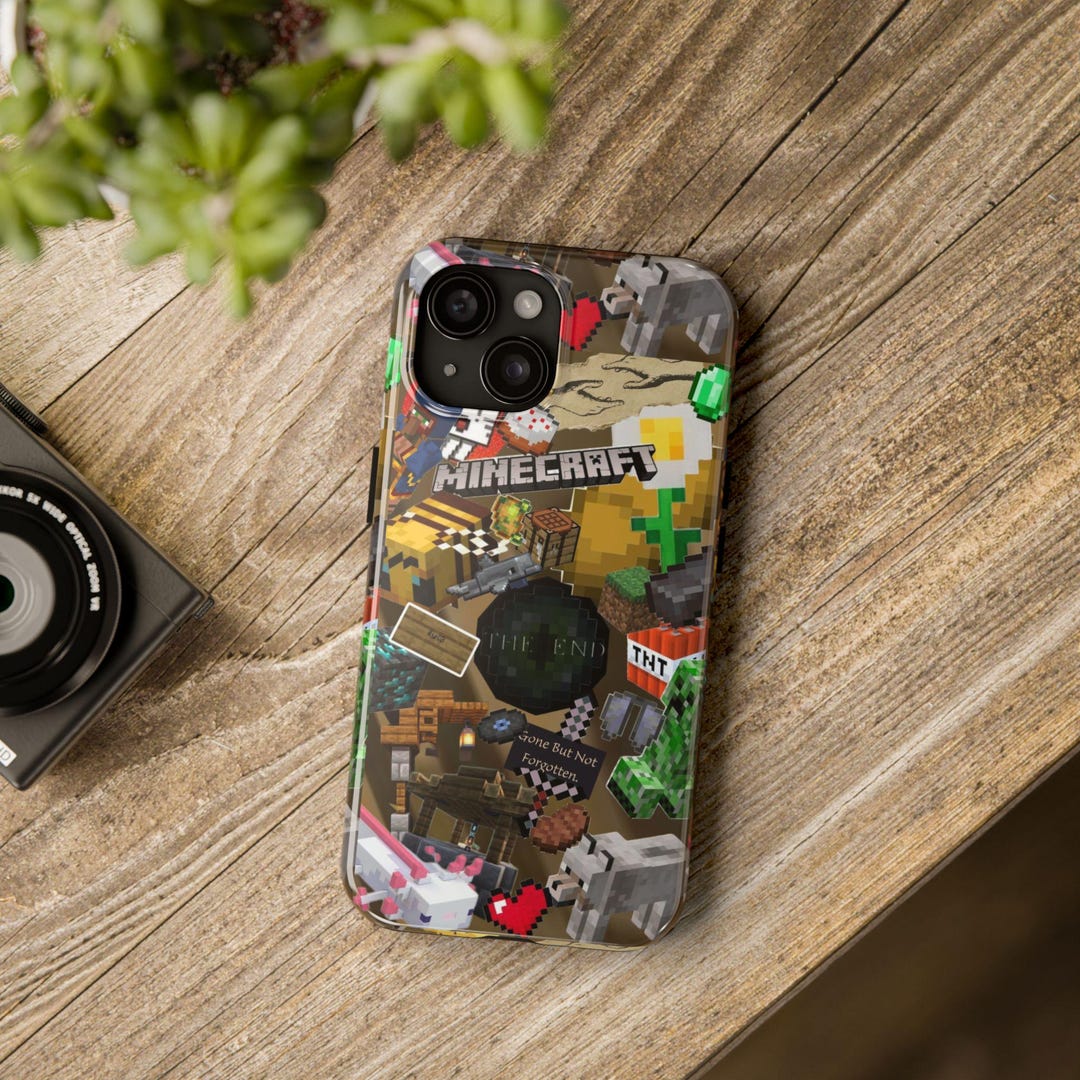 IPhone 16 Pro Max, Minecraft Phone Case, Compatible With All Iphones ...