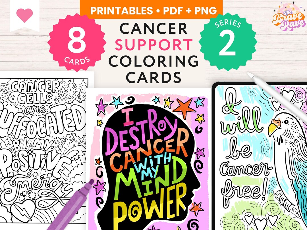 Cancer Activity | Cancer Coloring Support | Health Mindset | Cancer ...