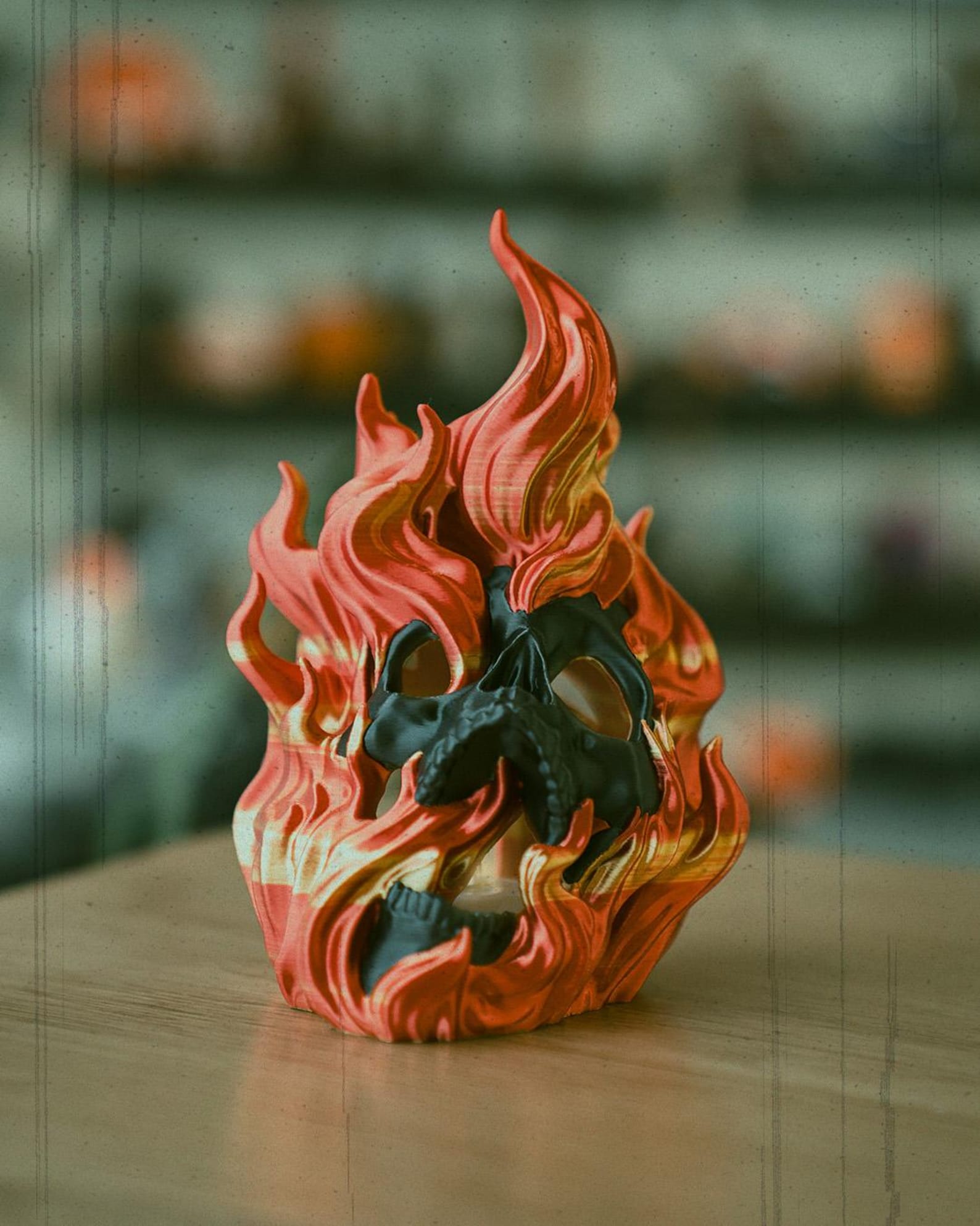 Bonfire Skull Candle Holder - Lighting up Your Skull From the Inside ...