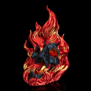 Bonfire Skull Candle Holder - Lighting up Your Skull From the Inside ...