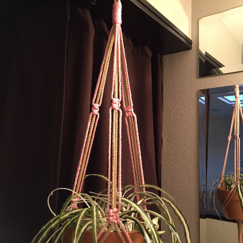 Macrame Cord Plant Hanger - Etsy