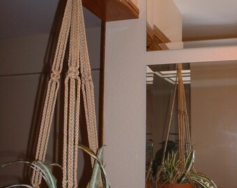 Macrame Plant Hanger SAND | Etsy
