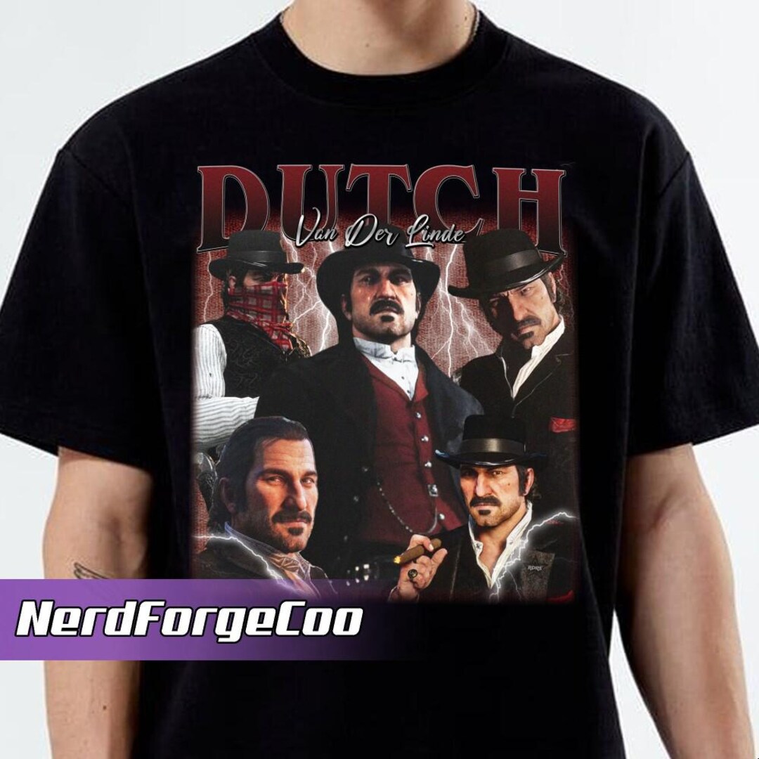 Dutch Van Der Linde Vintage T-shirt, RDR2 Shirt, Gift for Woman and Man ...