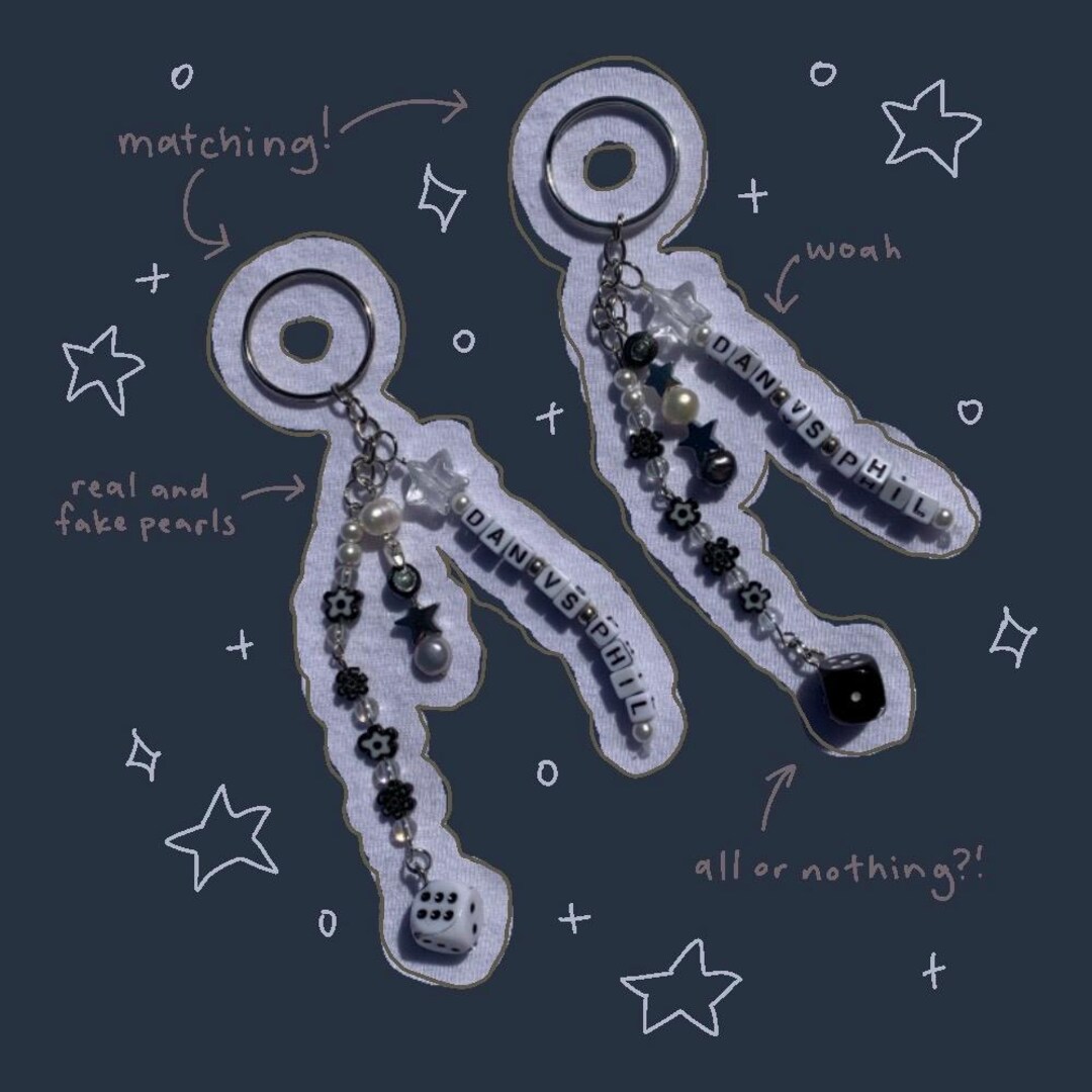 Matching Dan Vs Phil Keychain - Etsy