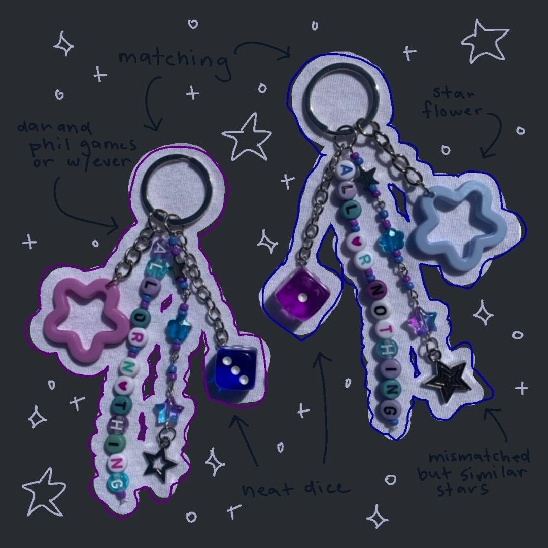 Matching All or Nothing Keychains but a Different One - Etsy