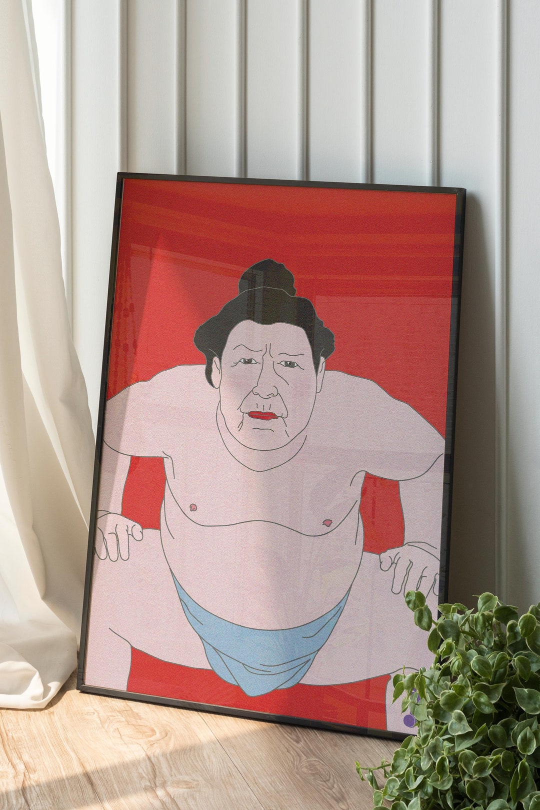 Poster Gift Japanese Art Inspired Illustration Wall Decoration Funny ...