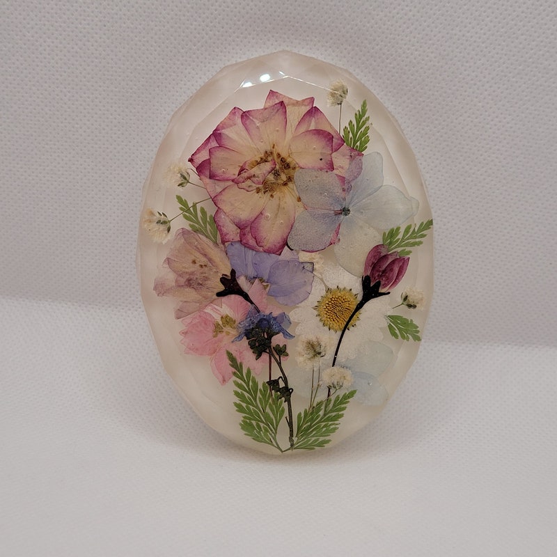 Resin Flower Art - Etsy
