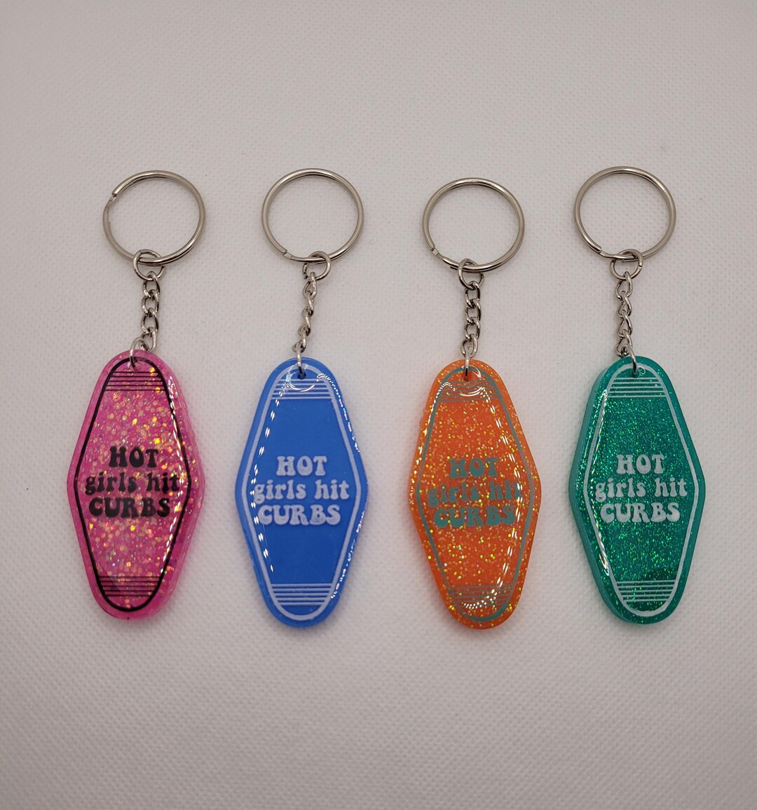 Resin Keychains, Hot Girls Hit Curbs Keychain, Hot Girl Keychains, Hot ...