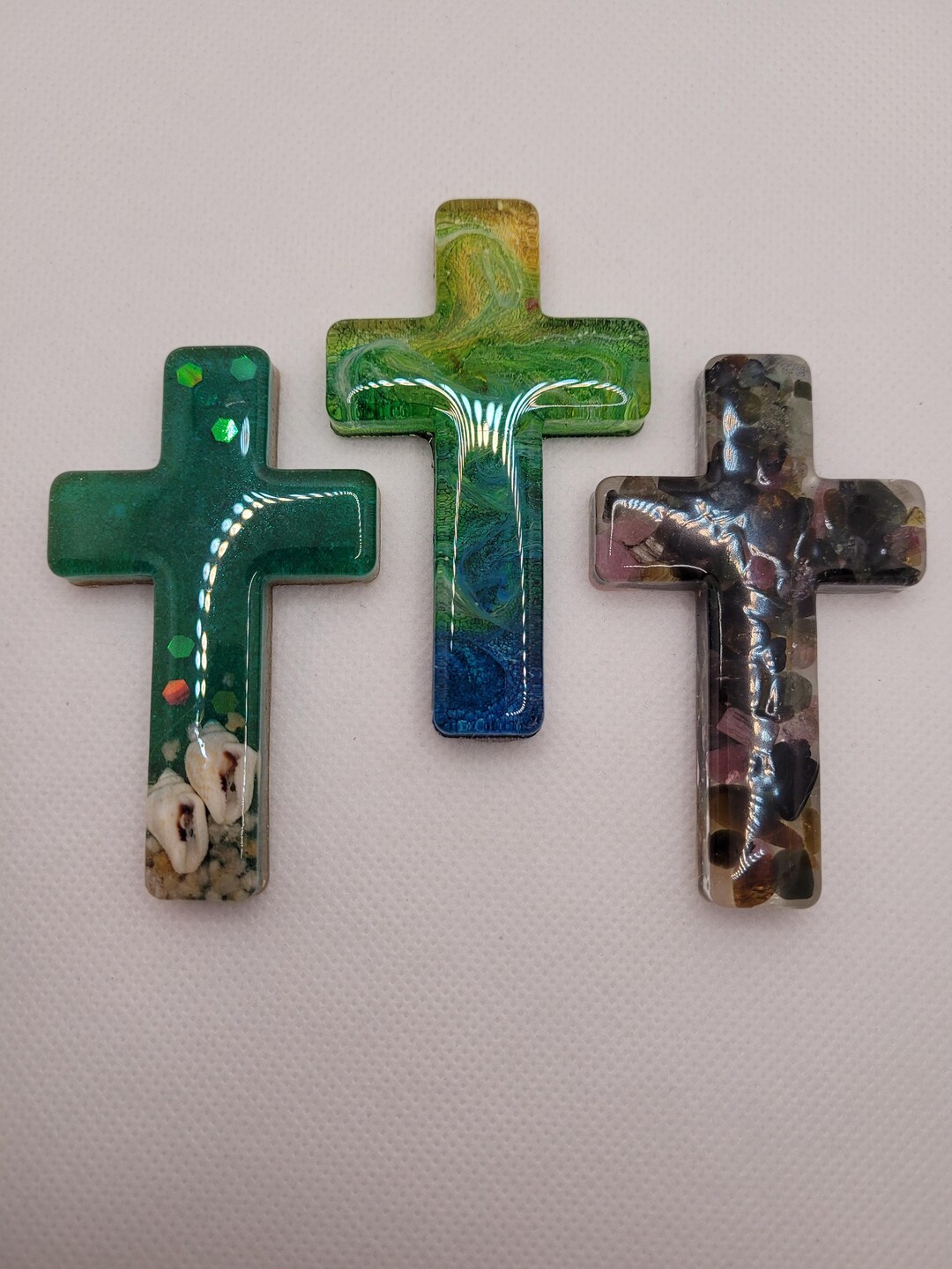 SMALL Resin Cross, Floral Cross, Resin Crosses, Floral Crosses, Flower ...