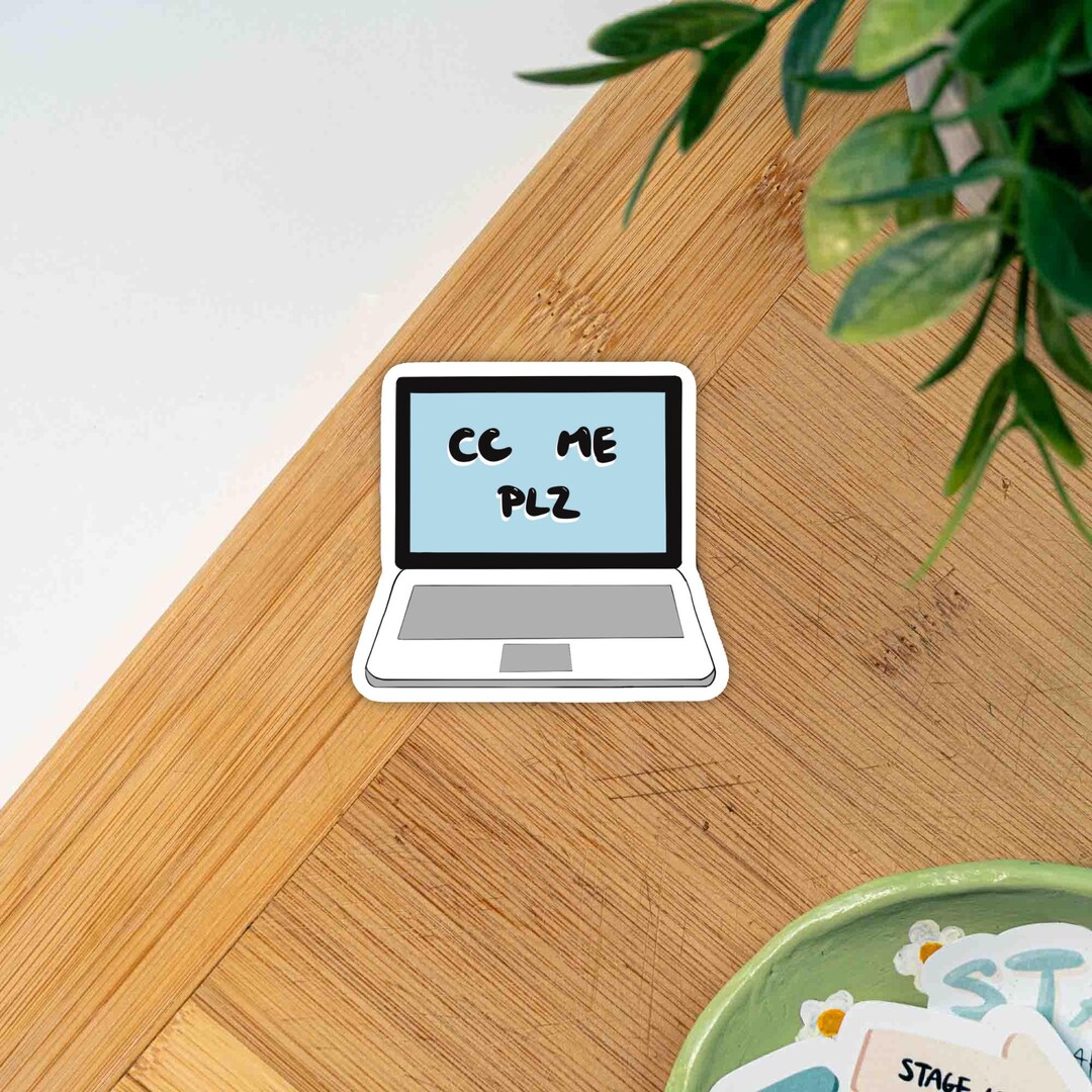 Theatre Sticker for Stage Managers Cc Me Email Sticker for Laptop ...