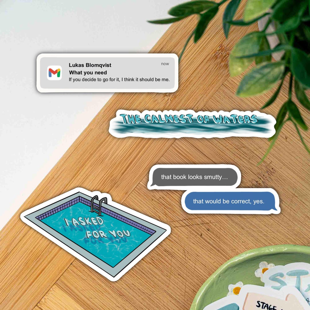 Ali Hazelwood Deep End Stickers for Romance Books Stickers of Deep End ...