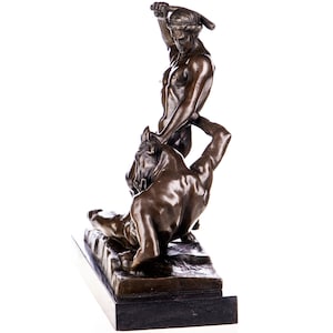 Greek Mythology Bronze Statue of Theseus and the Minotaur Sculpture ...