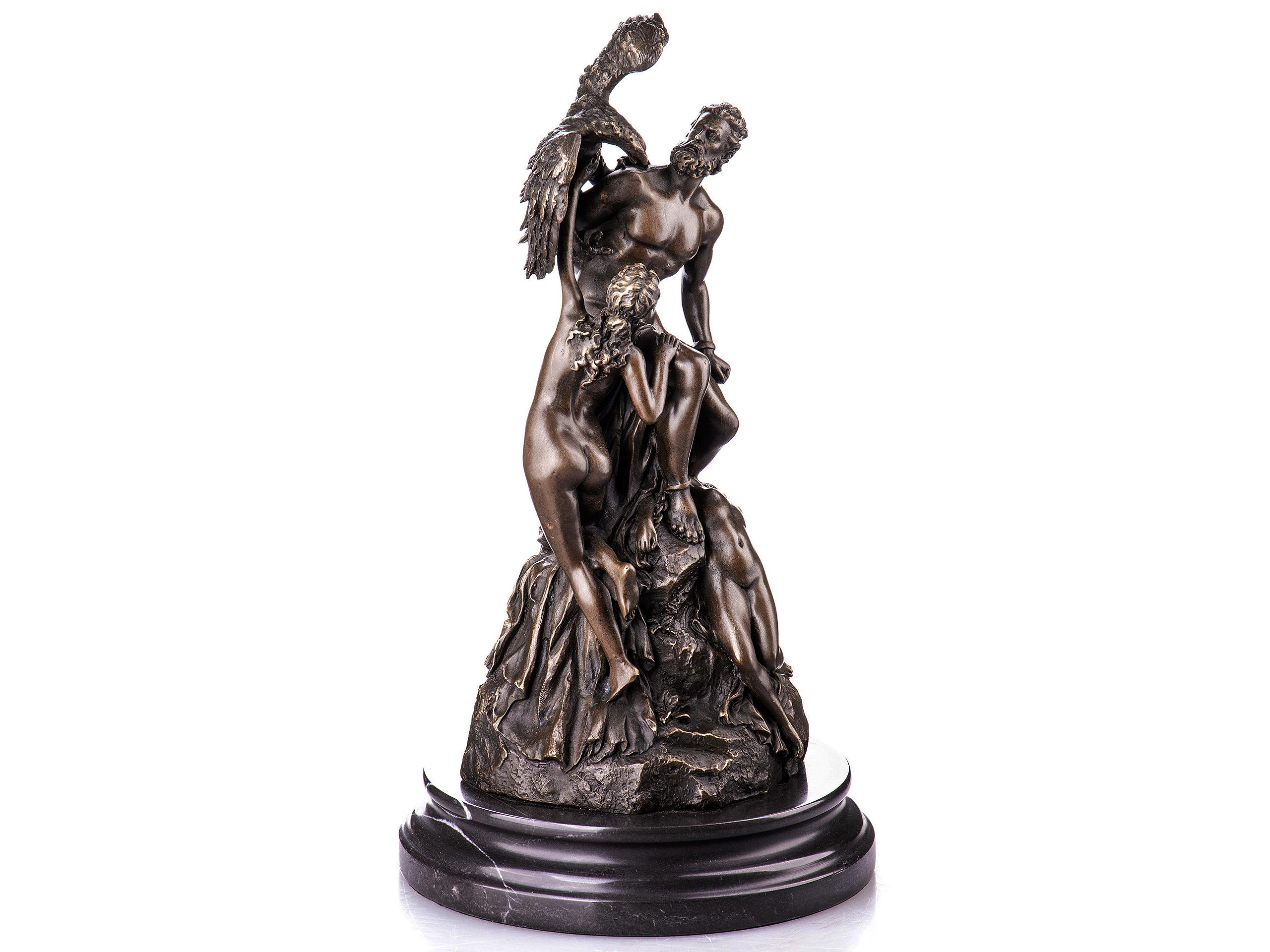 Bronze Sculpture Prometheus Bound and the Oceanids After E. Müller ...