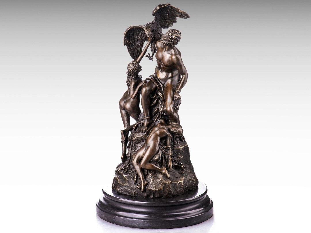 Bronze Sculpture Prometheus Bound and the Oceanids After E. Müller ...