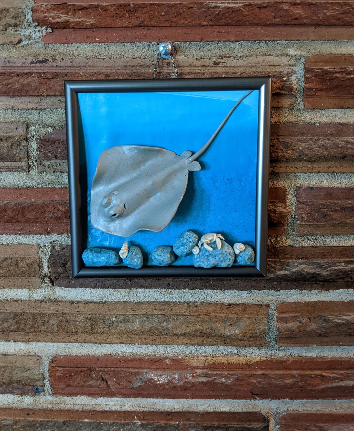 Turquoise Stingray, Polymer Clay, Undersea, Sealife, Wildlife ...