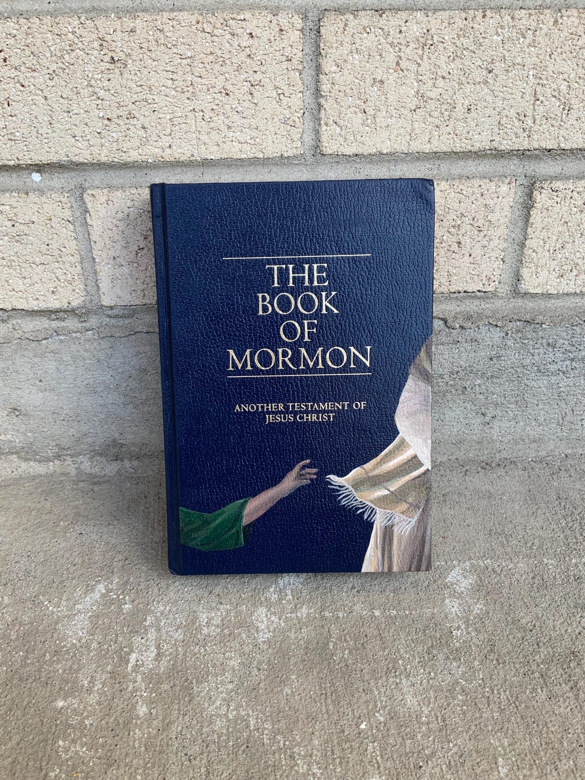 Hand-painted Book of Mormon- the Woman With the Issue of Blood - Etsy