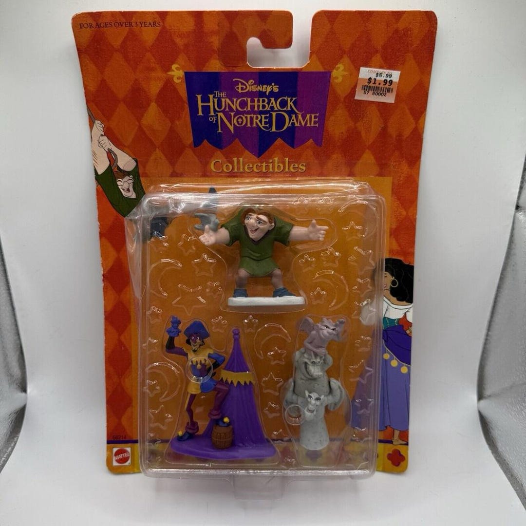 The Hunchback of Notre Dame Figures 3 Piece Set Disney Brand New Sealed ...
