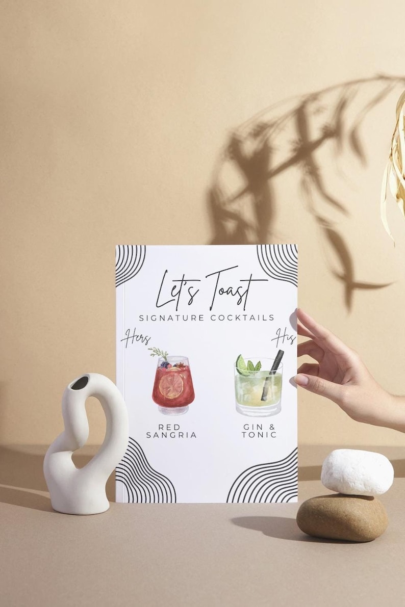 Cocktail Hour Bar Sign - Etsy