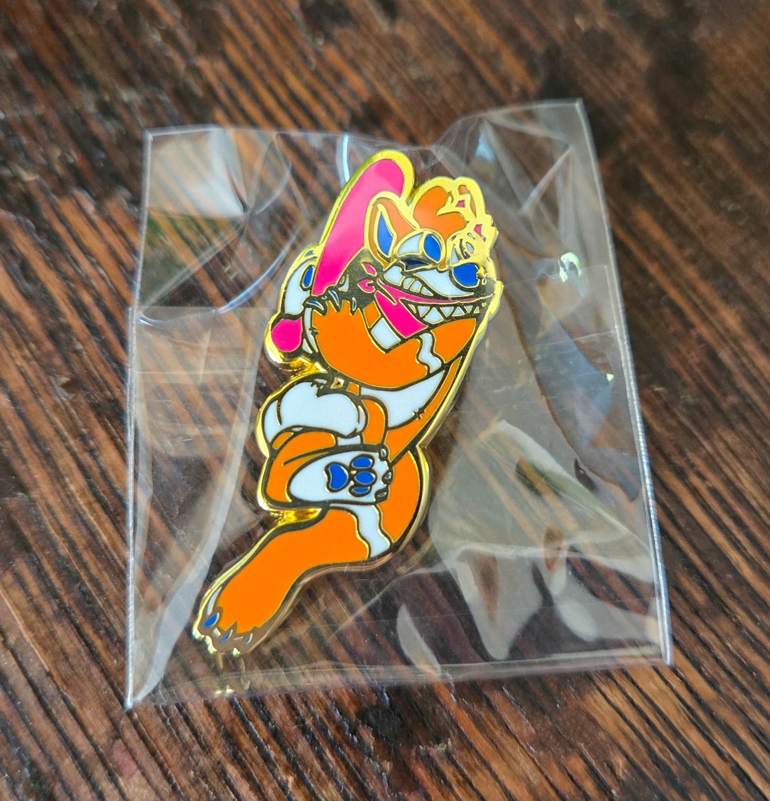 The Quick Brown Fox & Bandetto Lapfox 1.5" Enamel Pins - Etsy