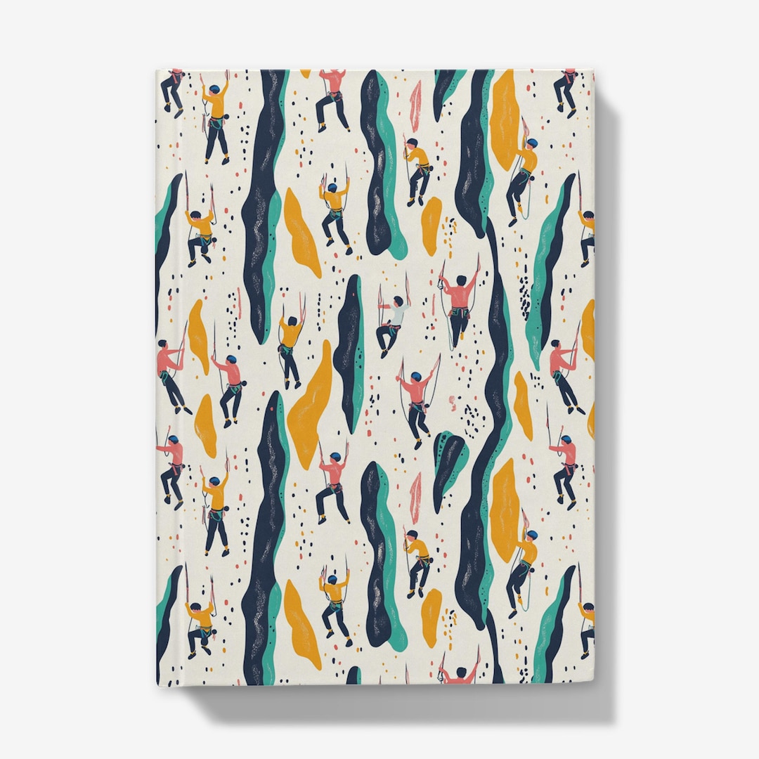 Rock Climbing Journal Climber Pattern Notebook Bouldering Gift - Etsy