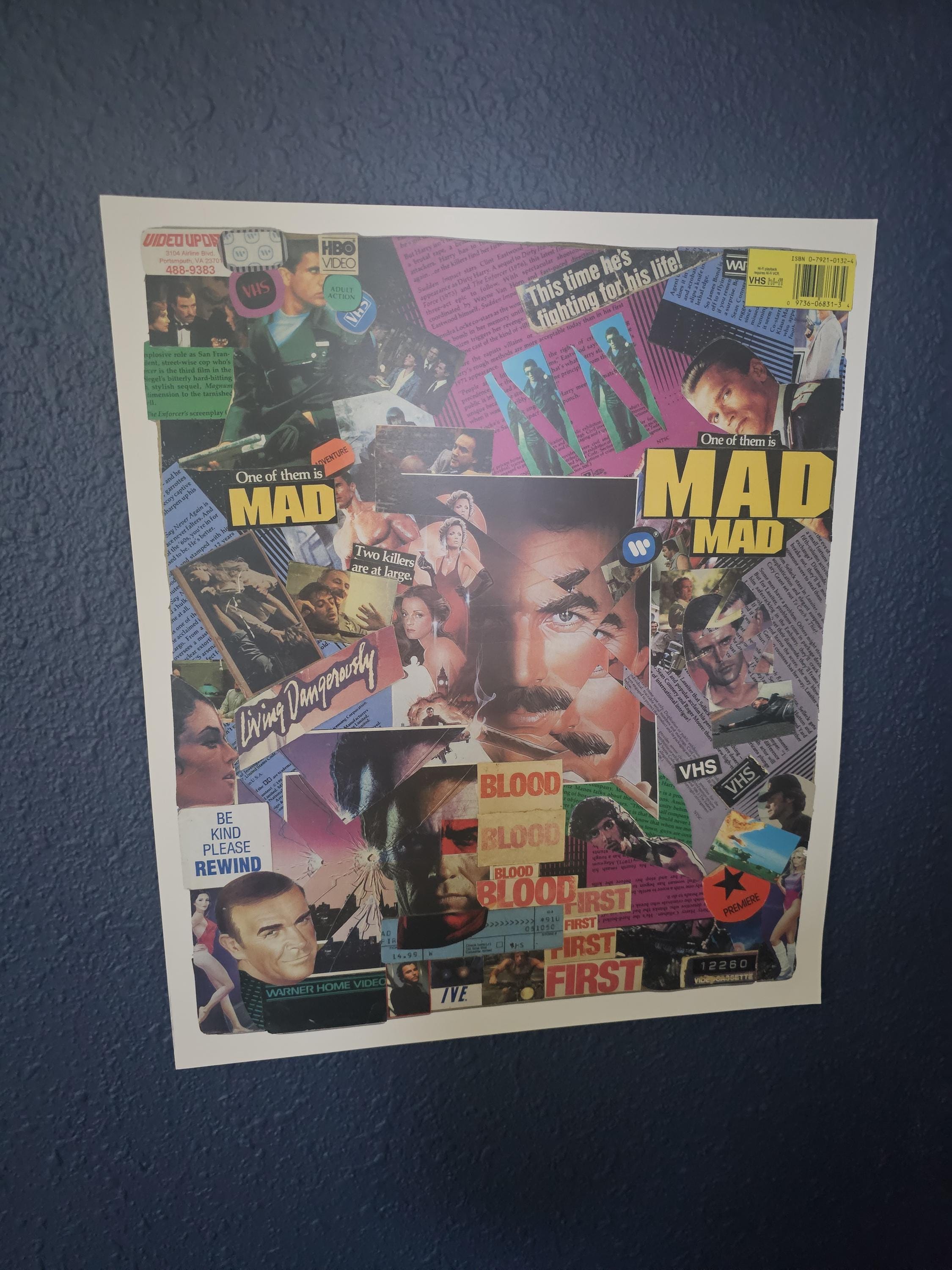 Rad VHS Box Art Collage Prints - Etsy