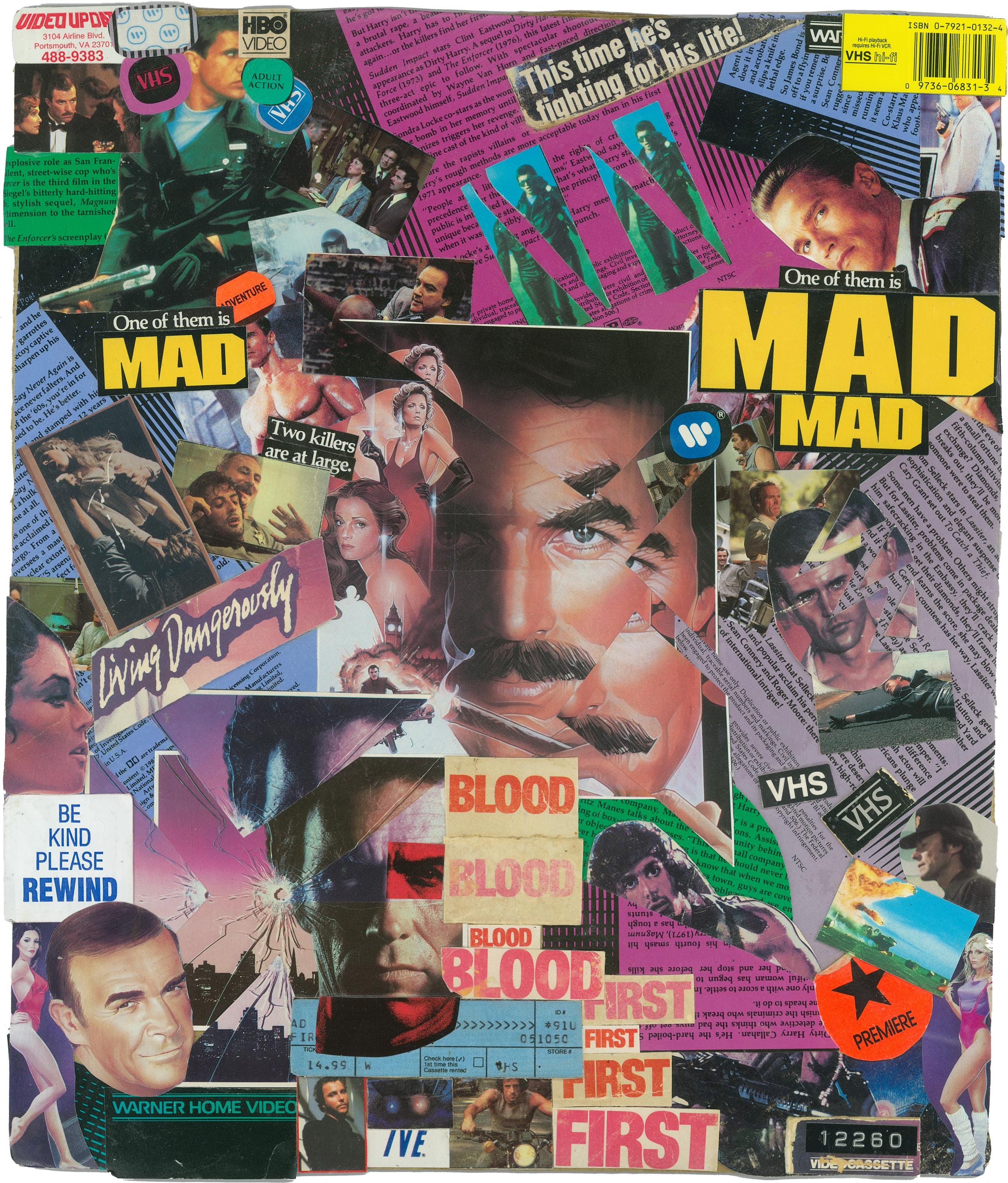 Rad VHS Box Art Collage Prints - Etsy
