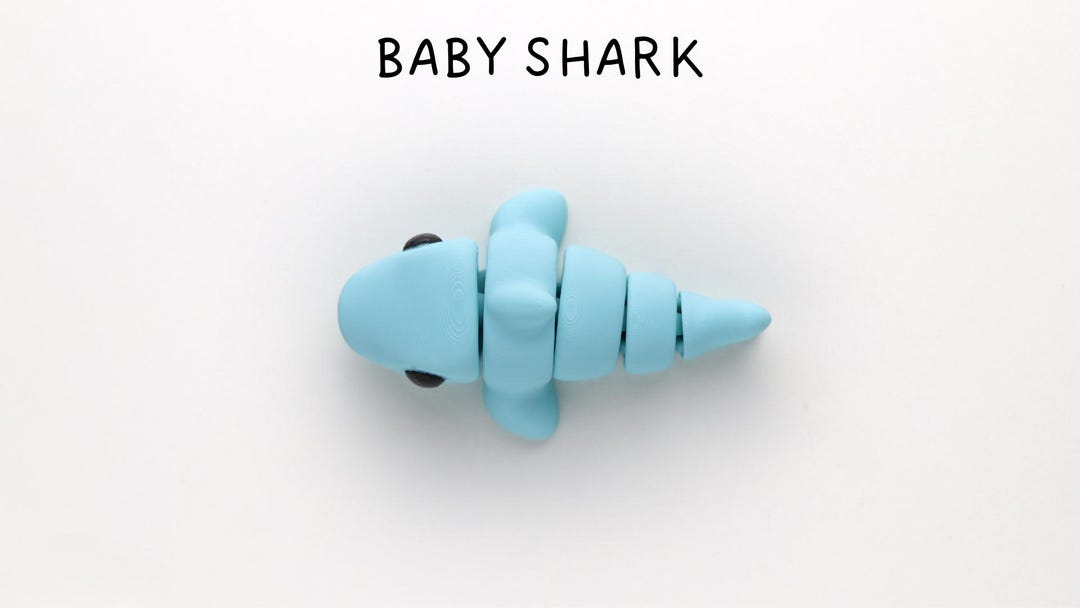 Baby Shark Key Chain - Etsy