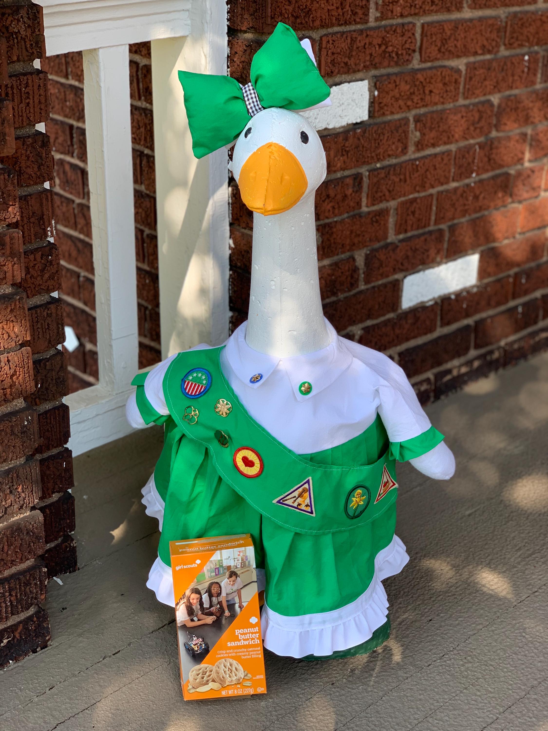 Goose Girl Scout Uniform: Large Porch Goose Outfit With Authentic ...